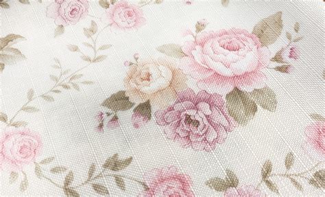 Романтична покривка за маса шеби шик с рози на светъл фон