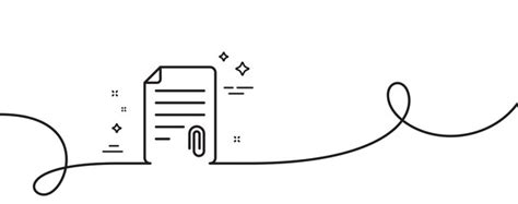 Remove Document Line Icon Delete File Sign Vector Image