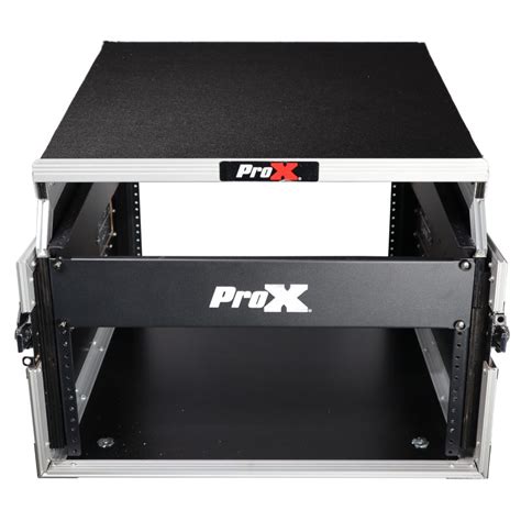 Prox 13u Top Mixer Dj 6u Rack Combo Flight Case W Laptop Shelf Gtr Direct