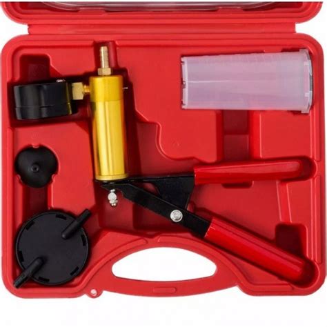 ᐉ Комплект за смяна на спирачна течност с вакуум помпа уред за обезвъздушаване на спирачки