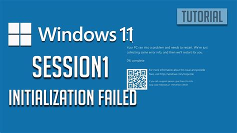 Fix Session1 Initialization Failed Bsod On Windows 1110 2025 Youtube