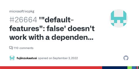 Default Features False Doesnt Work With A Dependency Of A Dependencytransitive Dependency