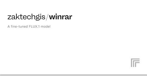 Zaktechgis Winrar Run With An Api On Replicate
