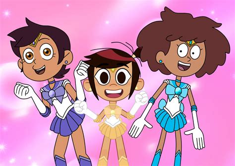 Luz Molly And Anne In Sailor Moon By Deaf Machbot On Deviantart