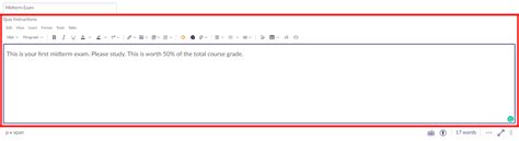 Creating A Quiz In Canvas Academic Technology Help Center