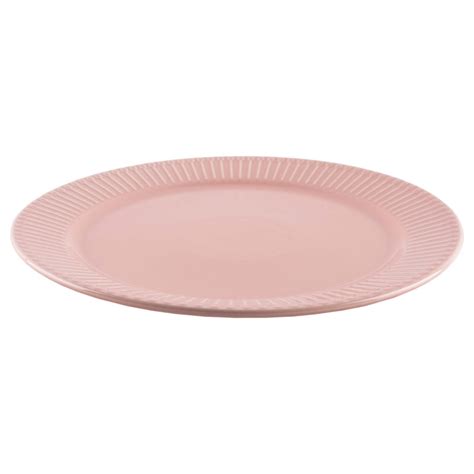 ТАРЕЛКА SIDOPLATTA РОЗОВАЯ 27 см | Swed house RF