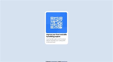 Frontend Mentor Responsive Qrcode With Html And Css Code Coding Challenge Solution
