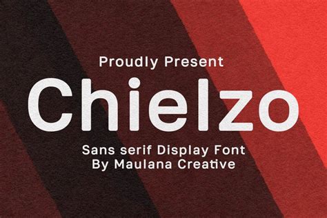 Chielzo Rounded Display Font