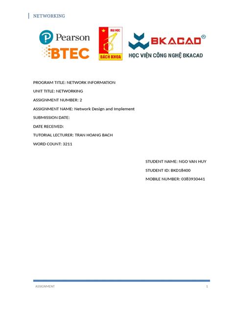 Networking Assignment 2 Course Hero Pdf Computer Network Network