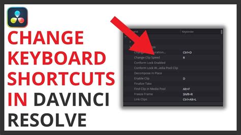 How To Change Keyboard Shortcuts In Davinci Resolve YouTube