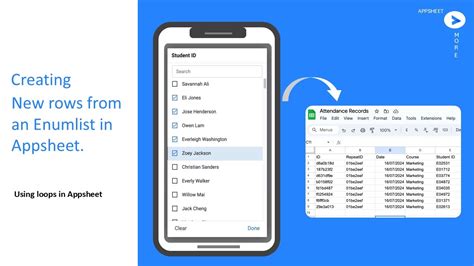 create separate rows from multiple enumlist selections in appsheet