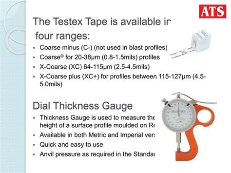 Testing Equipments Used In Thermal Spraying Aluminium Coating Pptx