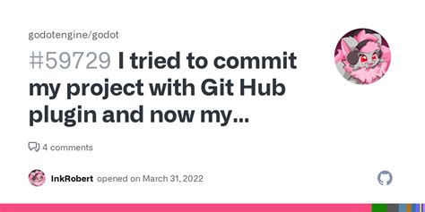 I Tried To Commit My Project With Git Hub Plugin And Now My Project Won T Start Issue
