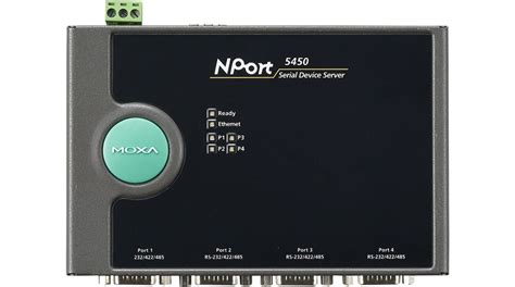 NPORT I T Moxa Serial Device Server Mbps Serial Ports RS RS RS