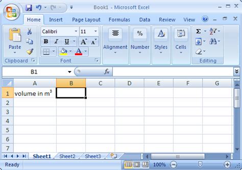 Ms Excel 2007 Create A Superscript Value In A Cell