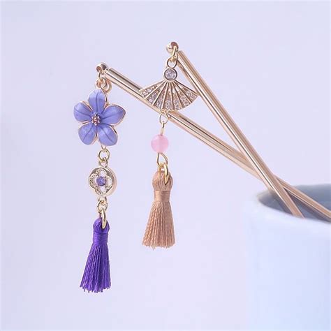 Genshin Impact Hairpin Hair Accessory Cosplay Hair Pin Kamisato Ayaka Raiden Shogun Wanderer Etsy