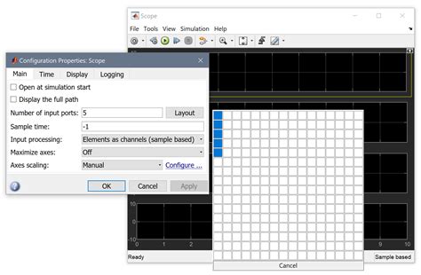 Matlab Is There An Option For A Simulink Scope To Display The Layout