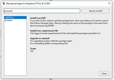 Getting Started — Picozero 044 Documentation