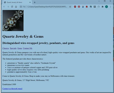 Solved In This Exercise You Will Use Your HTML Editor To Chegg