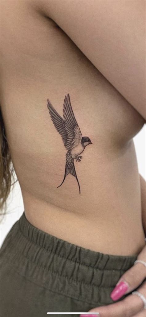 Bird Side Tattoos For Women