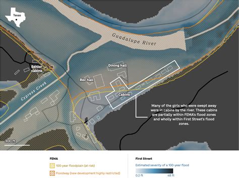 Fema Flood Risk Vs More Comprehensive Estimates For Camp Mystic