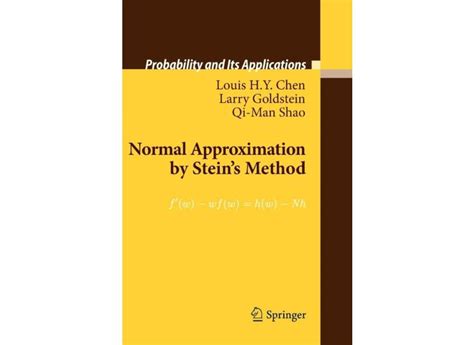 Normal Approximation By Steins Method Em Promoção é No Buscapé