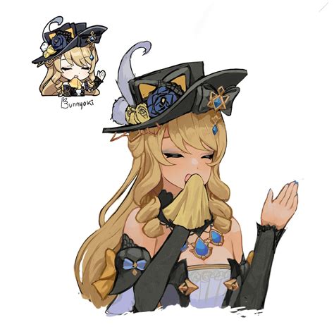 Navia Genshin Impact Drawn By Bunnyoki Danbooru