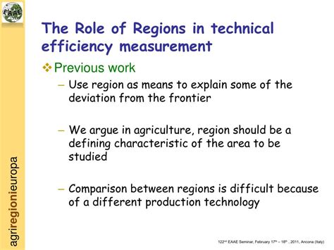 ppt a metafrontier approach to measuring technical efficiency the