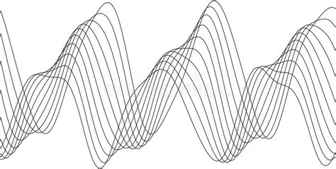 Abstract Wave Pattern Design For Modern Backgrounds And Visual Art
