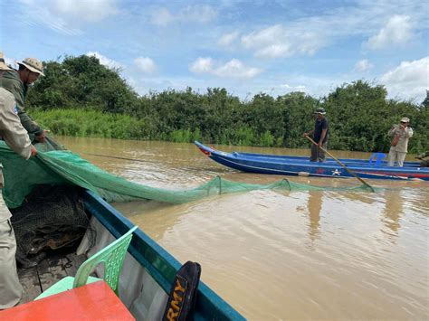 របាំង ស្បៃ មុង ១៤ កន្លែង នៅ ក្នុង ភូមិ សាស្ត្រ ស្រុក កំពង់ លែង ត្រូវ កម្លាំង ខណ្ឌ រដ្ឋ បាល ជល ផល