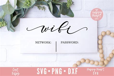 Wifi Password Svg Wifi Svg Welcome Svg Dxf Png Instant Etsy Ireland
