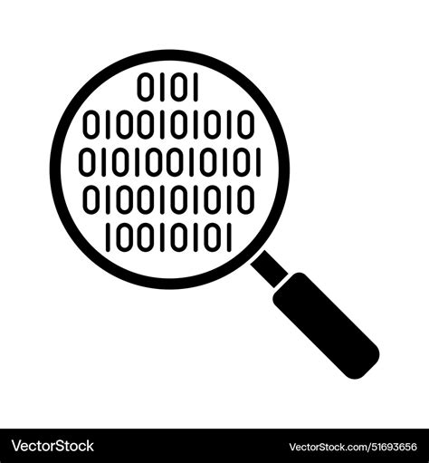 Coding Research Icon Royalty Free Vector Image