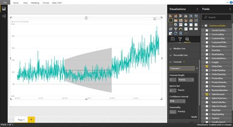data forecasting and analytics with power bi desktop