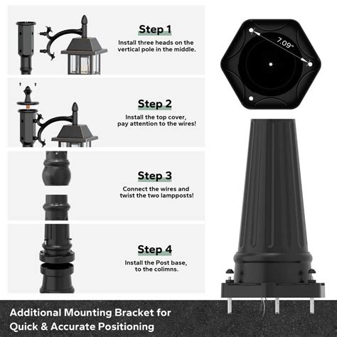 Outdoor Lamp Post Light Meluaim