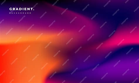 Premium Vector Colorful Fluid Gradient Mesh Background Template Copy Space Dynamic Color