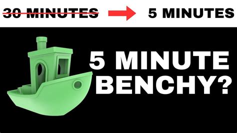 How Fast Can You 3d Print A Benchy Youtube