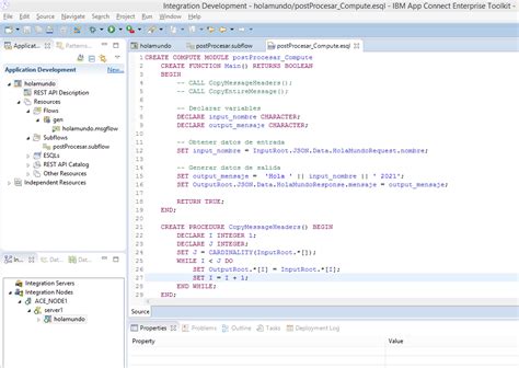 Lab 1 Curso Ibm App Connect Enterprise 11 Ace 11 Arquitecturaibm Consulting