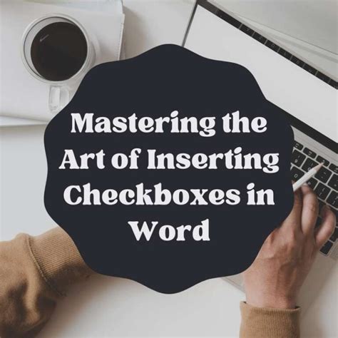 How To Insert Checkbox In Word Adazing