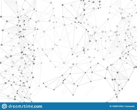 Gometric Plexus Structure Cybernetic Concept Stock Vector