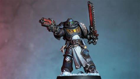 My Grimdark Take On Black Templars Minipainting Templars Miniature