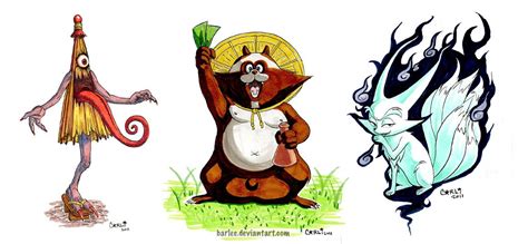 Yokai Batch 1 By Barlee On Deviantart