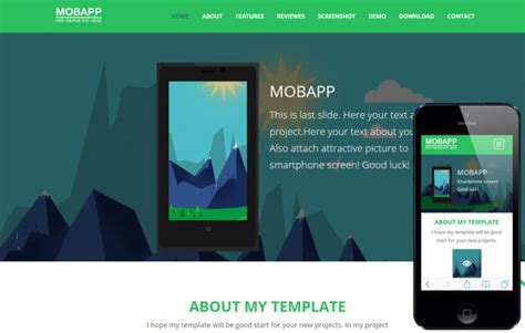 Mobapp Mobile App Website Template W3layouts