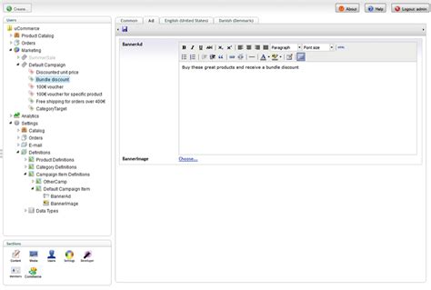 Ucommerce Documentation Campaign Items