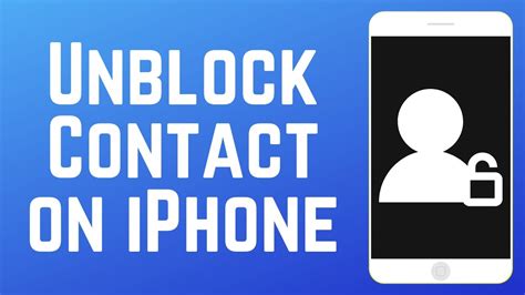 How To Unblock Contacts On IPhone In YouTube