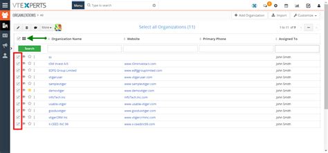 Quickly Update List Columns In Vtiger 7 Vtiger Experts