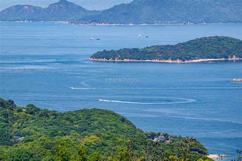 竜王山から瀬戸内海の見晴らし香川県高松市庵治町の写真素材 FYI07971673 ストックフォトの Qlean Market