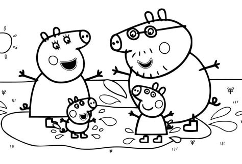 Peppa Pig Coloring Page