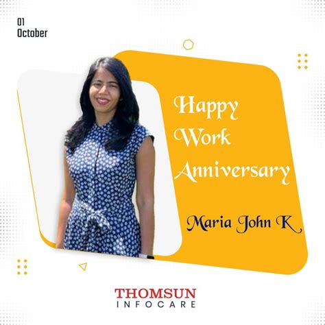 Thomsun Infocare On Linkedin Workanniversary Thomsuninfocare Tic Workanniversary