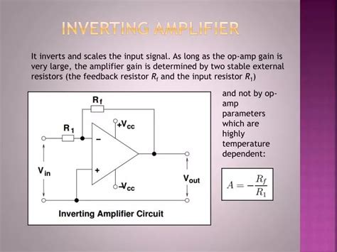 PPT Inverting Amplifier PowerPoint Presentation Free Download ID