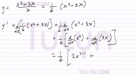 using the constant multiple rule to find the derivative of a fractional
